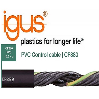 Cáp điều khiển IGUS vỏ PVC CF880 series CF880.05.12